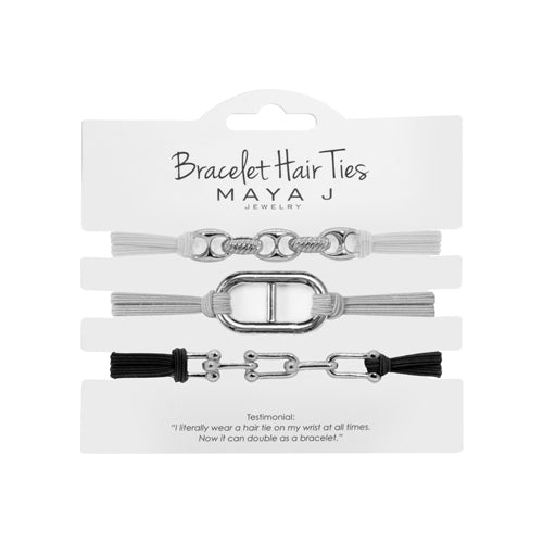 Essentials Bracelet Hair Ties HT76W – Maya J